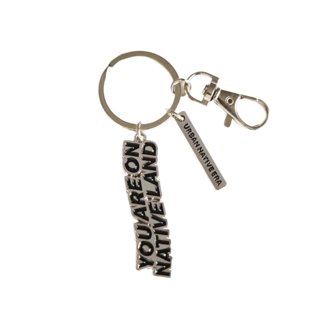 'YOU ARE ON NATIVE LAND' KEY-RING – Urban Native Era